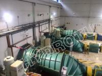 China Horizontal S Type Hydro Turbine Generator with Stainless Steel runner Blades for sale