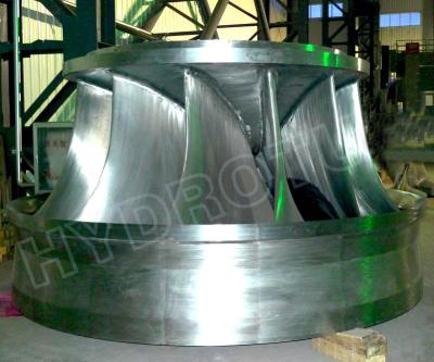 China 0Cr13Ni4Mo Material Francis Turbine Runner Electrical Power 100KW-200MW Output Capacity for sale