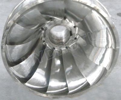 China Francis Turbine Runner Vertical Horizontal Shaft Configuration Hydropower Equipment 0Cr13Ni4Mo Steel for sale