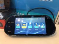 China Full Touch 7 Inch Rearview Mirror Monitor With Mirror Link C220 / C200C Panel for sale