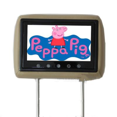 China LCD Screen Car Headrest Monitor 16 / 9 Aspect Ratio DC 12V Power Supply for sale