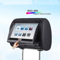 China Ericar Brand Car Headrest Monitor 2 Way Video Input 10mm / 12mm Tube Diameter for sale