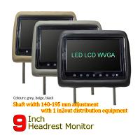 China High Resolution Portable Headrest Monitors , Car Pillow Monitors Low Power Consumption for sale