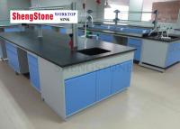 China 16mm Thickness Black Epoxy Resin Countertop For Laboratory Wall Bench for sale