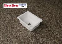 China Professional White Epoxy Resin Sink Lab Fittings Heat Resistance 356*254*152 Mm for sale