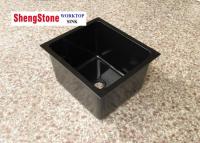 China Custom Epoxy Resin Lab Sinks / Black Resin Sink High Temperature Resistant for sale