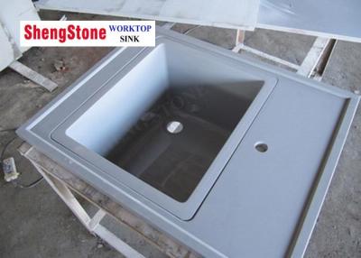 China Grey Marine Sink Epoxy Resin Lab Countertops For Chemical Laboratory for sale