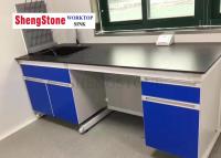 China Extremely Durable Phenolic Resin Worktop For Laboratory , Black Color for sale