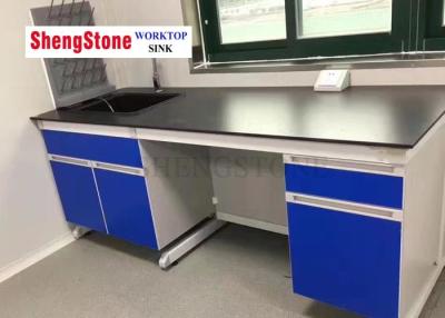 China Extremely Durable Phenolic Resin Worktop For Laboratory , Black Color for sale