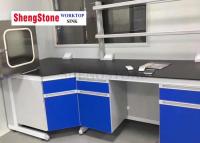 China Extremely Durable Phenolic Resin Worktop For Laboratory , Black Color for sale