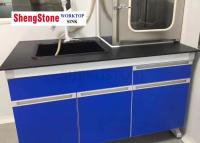 China Professional Flat Edge Phenolic Resin Worktop 1200*750 Size With 0.6% Water Resistant for sale