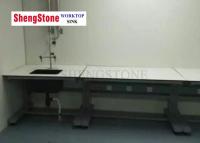 China White Durable Phenolic Resin Worktop Acid Resistance With Matte Surface for sale