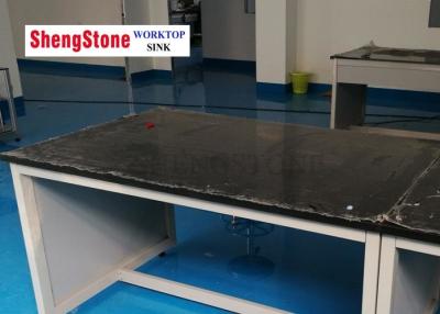 China Acid Resistant Phenolic Resin Laboratory Countertops For Lab Furniture , Black Color for sale