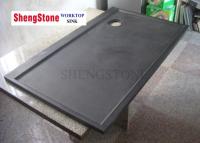 China Laboratory Black Epoxy Resin Worktop 750mm Wide High Compression Resistance for sale