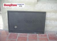 China 1200X750 MM Size Black Epoxy Resin Countertop , Pharmaceutical Lab Furniture for sale
