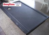 China 1200X750 MM Size Black Epoxy Resin Countertop , Pharmaceutical Lab Furniture for sale