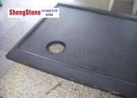 China Customizing  Black Color Epoxy Resin Countertops , Modular Laboratory Furniture for sale