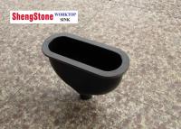 China Laboratory Fume Hood Parts Black Color Corrosion Resistance PP Cup Sinks for sale