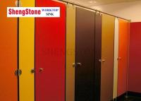 China Durable Compact HPL Panels Bathroom Partition Color Phenolic Resin Sheet for sale