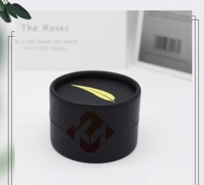 China Custom CMYK Printing Cardboard Tube Packaging 50mm Diameter 36mm Height with Glossy Lamination for sale