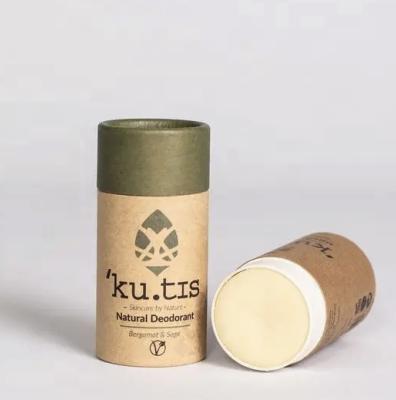 China Eco-Friendly Push-Up Paper Tube Packaging 8x5x5cm for Deodorant & Cosmetics - Recyclable Craft Paper with Custom Printing for sale