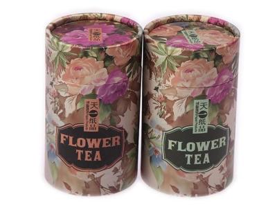 China Biodegradable Kraft Paper Tea Tube - 73mm Diameter, 10mm Height, Eco-Friendly Packaging with 5000pcs MOQ for sale