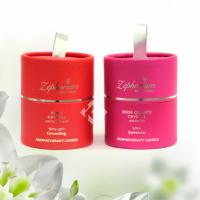 China Moisture Proof Cylinder Paper Tube Packaging 50mm Inner Diameter 80mm Height Custom Kraft Candle Holder for sale