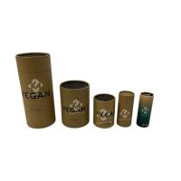 China Custom Recycled Paper Tube Packaging 73mm Diameter 200mm Height for Skin Care and Candle Containers for sale