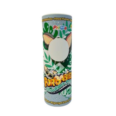 China Custom Round Paper Tube Box 73mm Diameter x 130mm Height with CMYK Printing for Gift Packaging for sale