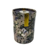 China Custom Cardboard Cylinder Packaging Tube 70mm Height 50mm Diameter with 1.5mm Wall Thickness for Tea Coffee Beans for sale