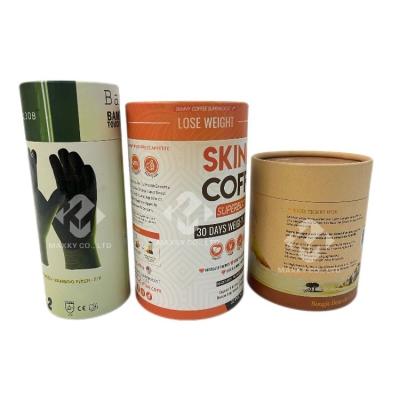 China Customizable Cardboard Tubes Packaging with 157g Art Paper and 500,000pcs Monthly Capacity for sale