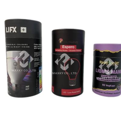 China Waterproof Custom Cardboard Tubes Packaging - Eco-Friendly Kraft Paper with 157g Art Paper & 500,000pcs Monthly Capacity for sale