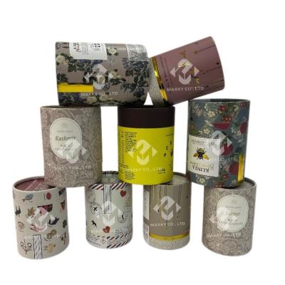 China UV Resistant Paper Cans & Cardboard Tubes - 500,000pcs Monthly Capacity with 157g Art Paper Printing for sale