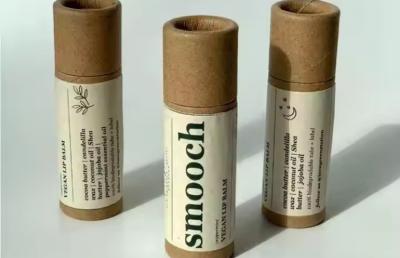 China 5ml Push Up Paper Tube for Lip Balm Packaging - Customizable 0.25oz to 2.5oz Capacity with CMYK Printing for sale