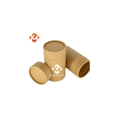 China Bio-Degradable Kraft Paper Tube Packaging for Dry Food - 3000pcs MOQ with FDA/SGS Certification for sale
