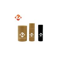 China Recycled Kraft Paper Lip Balm Tubes 20g Capacity D23×H78MM Customizable Eco-Friendly Packaging for sale