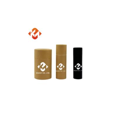 China Recycled Kraft Paper Lip Balm Tubes 20g Capacity D23×H78MM Customizable Eco-Friendly Packaging for sale