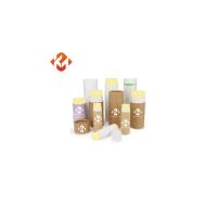 China Custom 35x95mm Push Up Paper Tube for Lip Balm & Deodorant - Biodegradable Cardboard Packaging with 3000pcs MOQ for sale