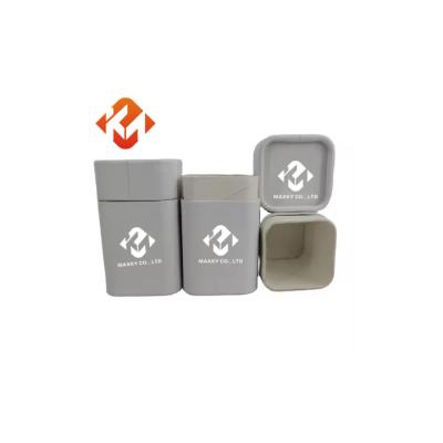 China Custom Recycled Paperboard Tube Packaging - 5×5×11 cm Base Size, 3000pcs MOQ, Eco-Friendly Square Container for sale