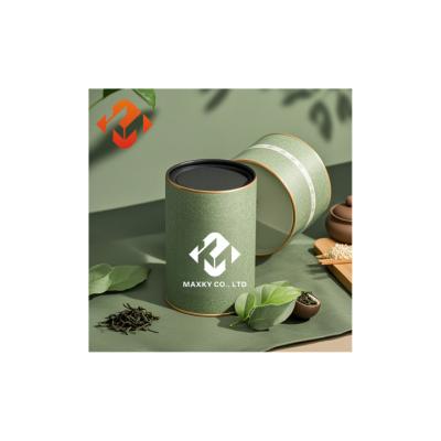 China Custom Food Grade Paper Can Cylindrical Packaging Box - 19×14×9 cm Size, 3000pcs MOQ, Biodegradable Material for sale