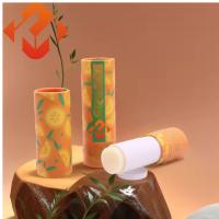 China Custom Cardboard Lip Balm Tube Packaging 0.3OZ to 2OZ Sizes with UV Coating and Recyclable Materials for sale