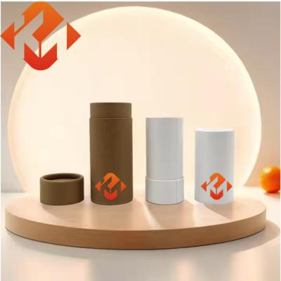 China Recyclable Round Deodorant Stick Container 3x3x6cm with Custom Printing and 3000PCS MOQ for sale