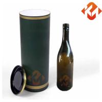 China Custom Cylindrical Wine Tube Packaging - Kraft Paper Jar with Metal Tinplate Cover - 3000pcs MOQ, 10-30 Day Production for sale