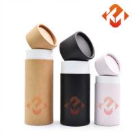 China Customizable Kraft Paper Tube Packaging 3-20mm Thickness for Cosmetics & Tea in 0.3-2OZ Sizes for sale