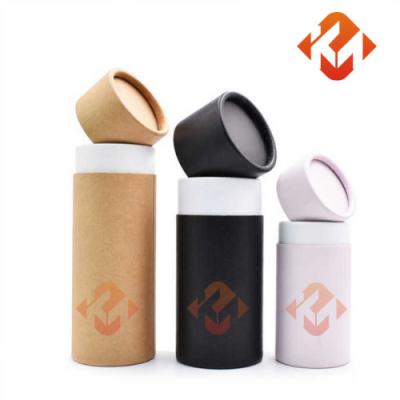 China Customizable Kraft Paper Tube Packaging 3-20mm Thickness for Cosmetics & Tea in 0.3-2OZ Sizes for sale