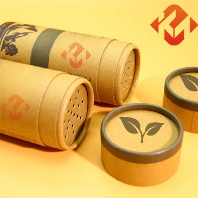 China Biodegradable Cylindrical Cardboard Tube Packaging - Custom Sizes with 1000pcs MOQ for Tea & Food Products for sale
