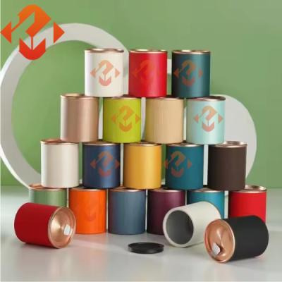 China Custom Easy-Tear Paper Composite Cans with Biodegradable Aluminum Foil Lining - 3000pcs MOQ, 20-30 Day Lead Time for sale