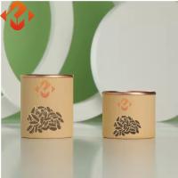 China Recycled Paper Composite Cans with Biodegradable Foil Lining - Custom Sizes for Tea, Candy & Food Packaging for sale