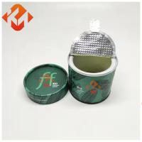 China Easy Tear Lid Composite Paper Tube Box - 6.5×6.5×6 cm Customizable Food Packaging with Biodegradable Foil Lining for sale