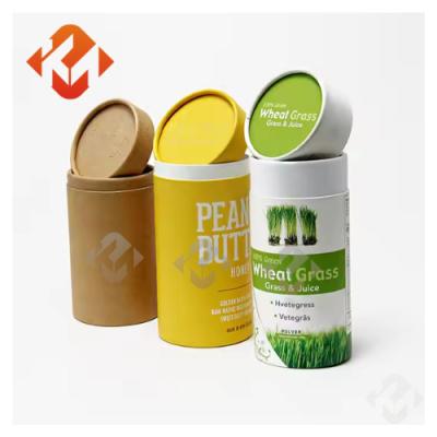 China Custom Food Grade Kraft Paper Tube Packaging with Aluminum Foil Lining - Eco-Friendly 3000pcs MOQ Recyclable Containers for sale